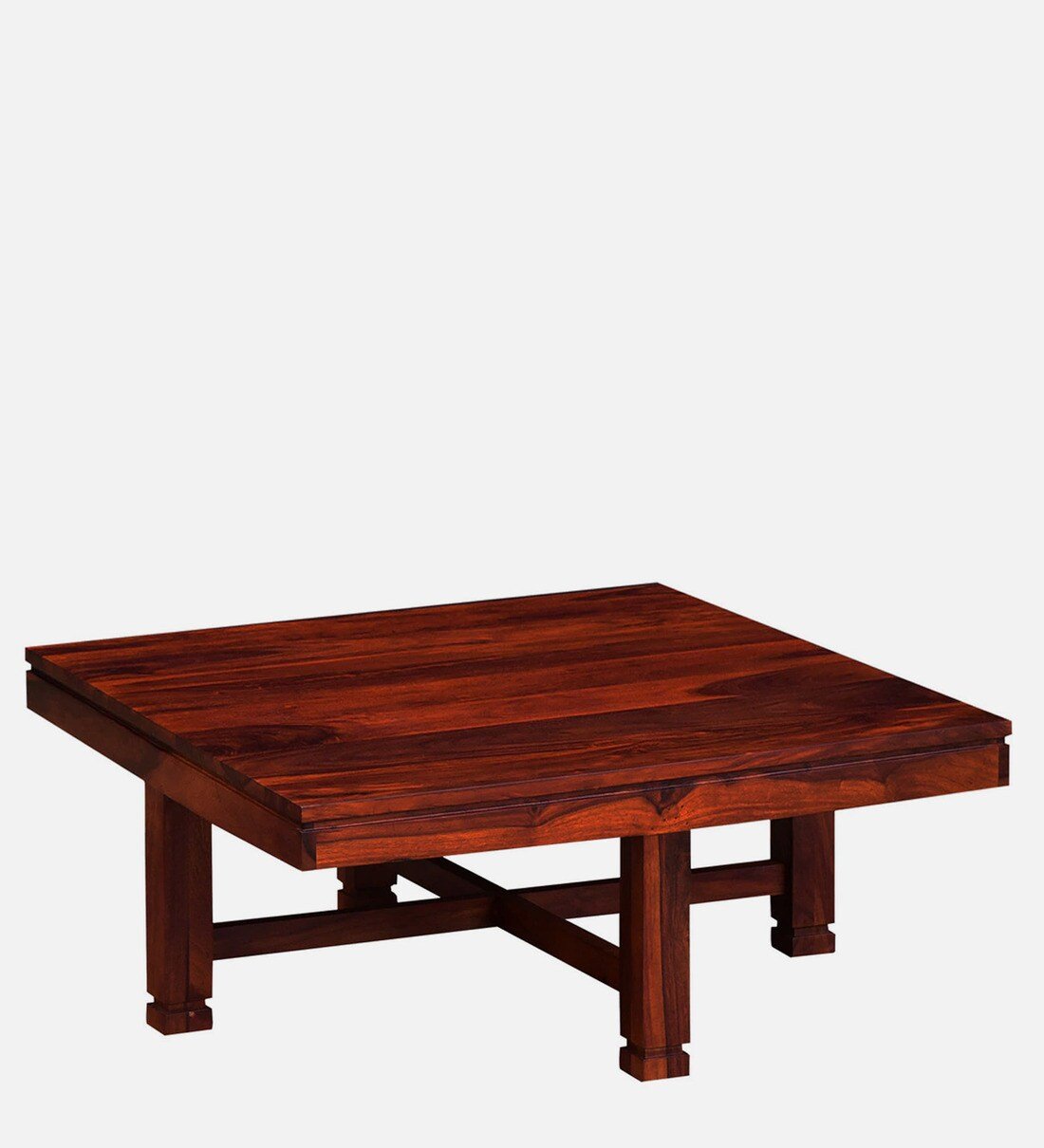 Vegur Sheesham Wood Nesting Coffee With Cushioned Stools By Sarve ...