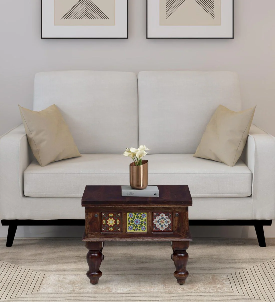 Small Coffee Table For Living Room Sheesham Wood By Sarve